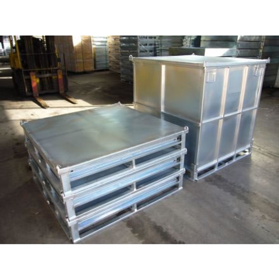 Pallet Box Collapsible : Zinc Collapsible Box : Metal Collapsible ...