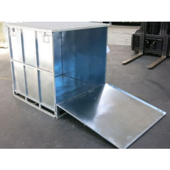 Pallet Box Collapsible : Zinc Collapsible Box : Metal Collapsible ...