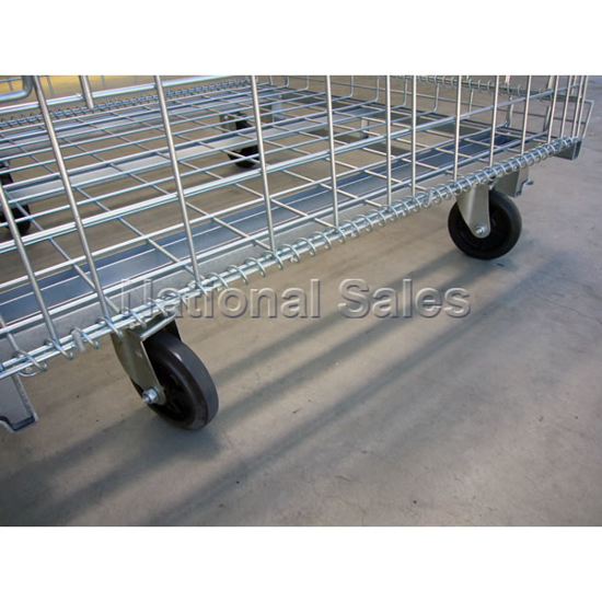 Wire Mesh Storage Cages : Stackable Mesh Cages : Zinc Finish Wire ...