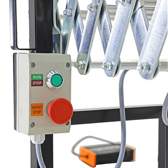 Expandable Electric Roller Conveyor 1500mm to 4000mm Length | Equipment ...