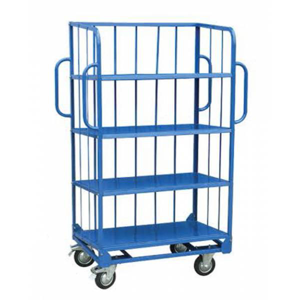 3-Sided Sloping Shelf Truck Trolley | Truck Trolley | Manual Hand ...