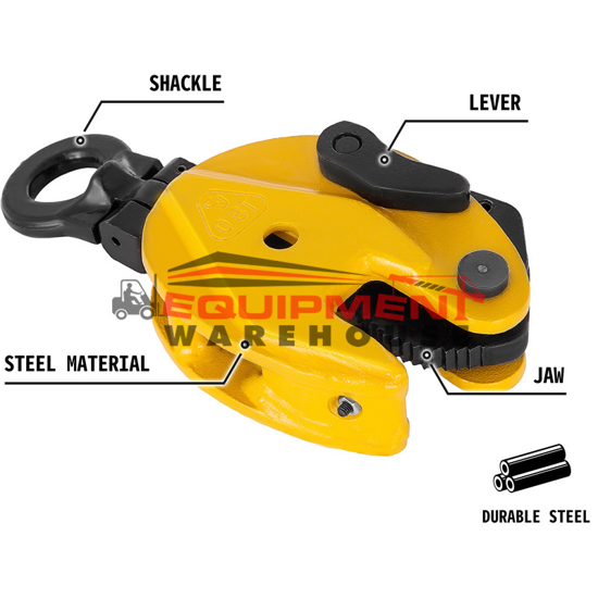 Plate Clamp Lifting Clamp for Concrete Sleeper Walls | Equipment ...