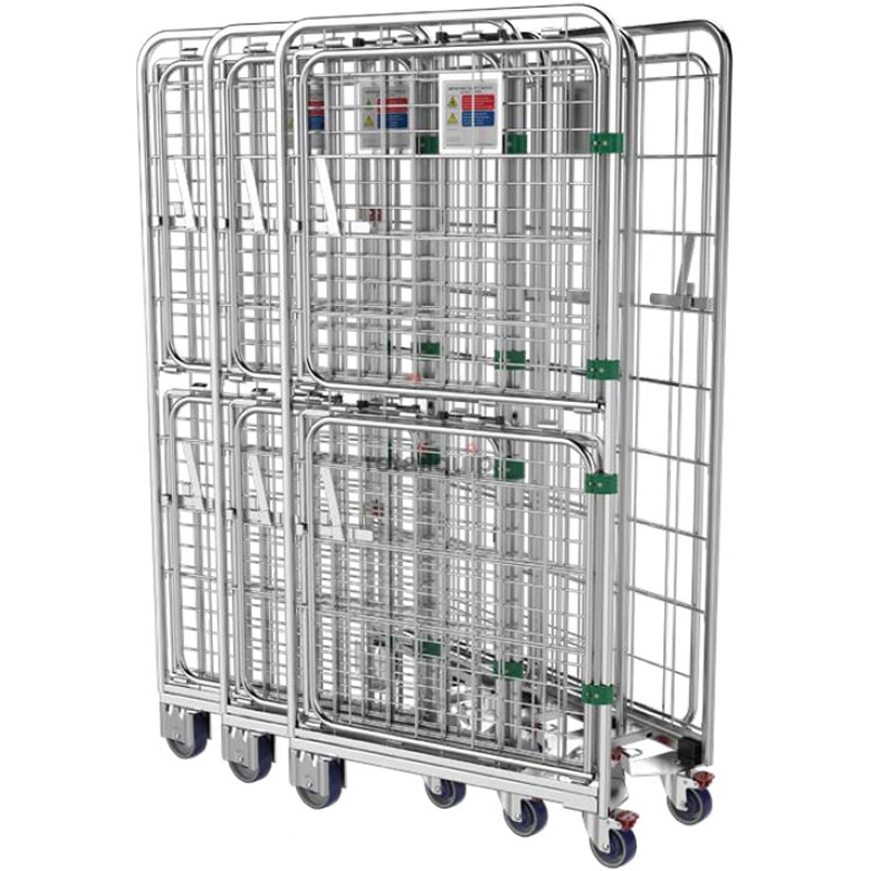 Four Sided Roll Cage Stock Trolley | Equipment Warehouse Pty Ltd