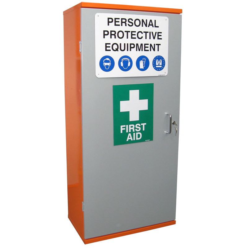 PPE Storage Cabinet Single Door with 3 x Shelves | Equipment Warehouse ...