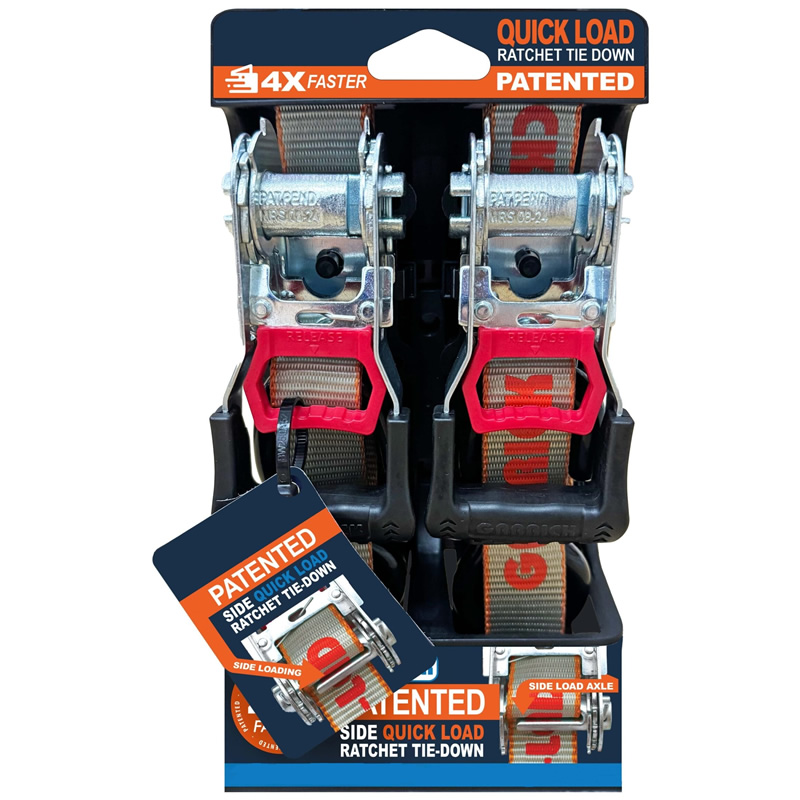 Bulk Quantity Heavy Quick Load Ratchet Straps 2.5T 50mm x 9m - 24 ...